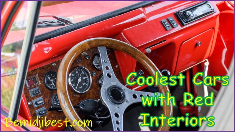 15 Coolest Cars With Red Interiors [Complete List]