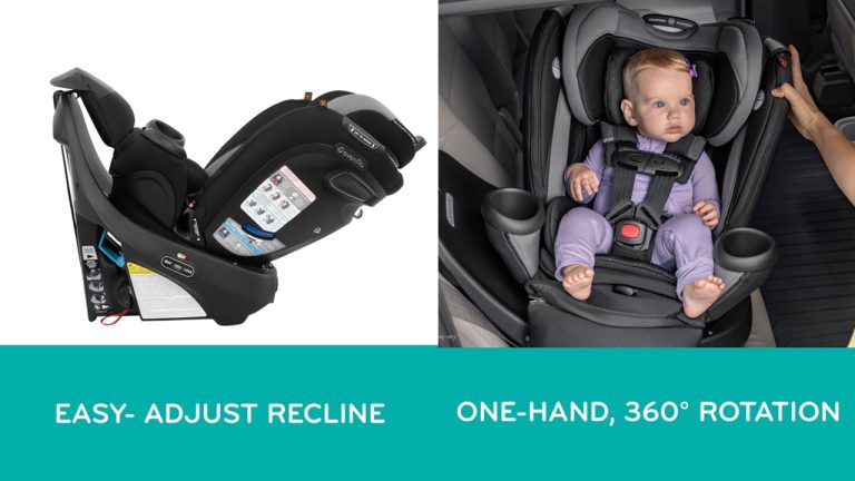Evenflo Revolve360 Extend Convertible Car Seat With 360 Degree Rotation ...
