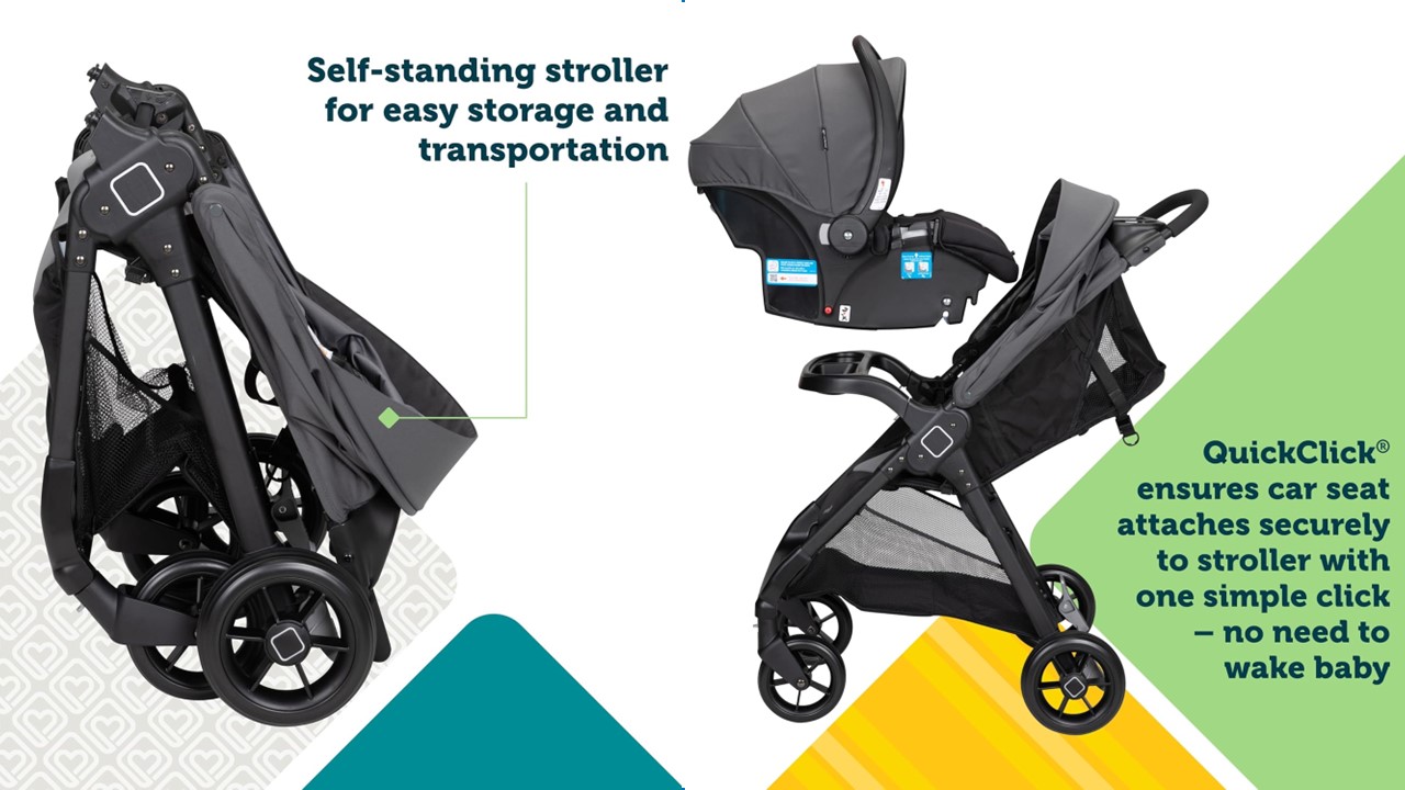 Safety 1st Smooth Ride Travel System Stroller And OnBoard FLX Infant ...